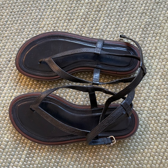 BY FAR | Shoes | By Far Black Sandals | Poshmark